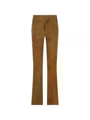 ARMA Lucia Flared Suede Leather Trousers