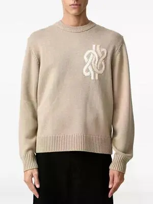 Filling Pieces Logo-embroidered Sweater