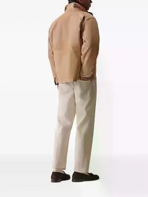 FORTELA Blanckett Corduroy-collar Coat