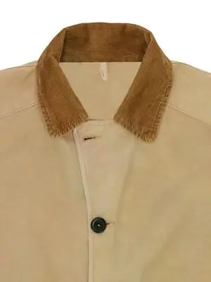 FORTELA Blanckett Corduroy-collar Coat