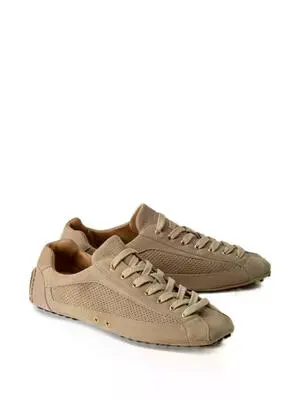 Car Shoe Perforated Suede Sneakers