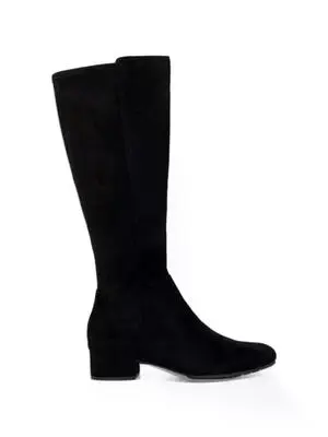 Dune London Tayla Suede-effect Knee-high Boots - Black