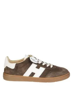 Hogan Suede And Leather Low-top Sneaker
