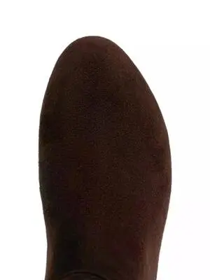 Dune London Suede-effect Knee-high Boots