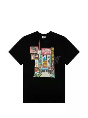 BILLIONAIRE BOYS CLUB View Short-sleeve Cotton T-shirt - Black