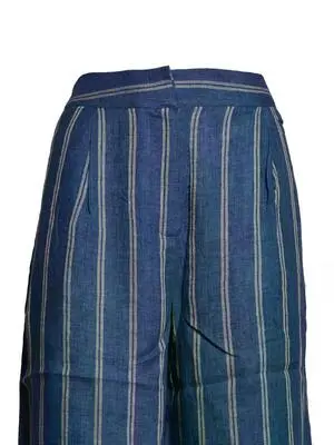 JCSOPHIE Leroy Striped Wide-leg Trousers