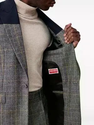 Kenzo Checks Single-breasted Blazer