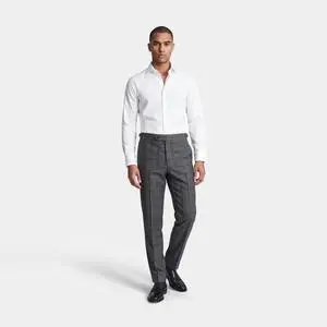 INDOCHINO Paxton Check Charcoal Pants - Gray