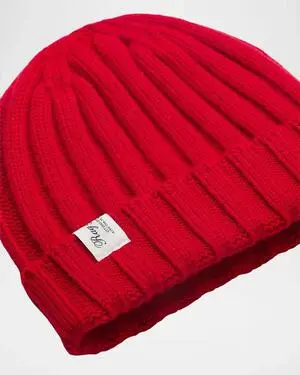 Rag & Bone Cassidy Cashmere Beanie Red