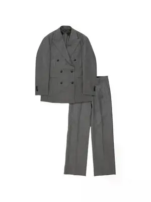 FORTELA Bardot Double-breasted Suit - Grey