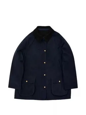 FORTELA Floriane Waxed-cotton Jacket - Blue
