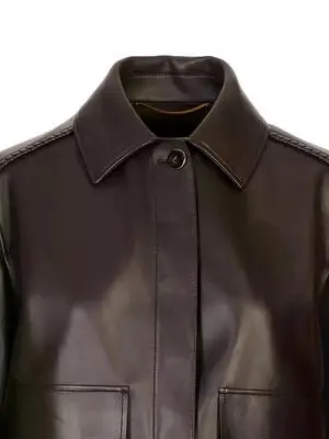 Agnona California Nappa-leather Jacket