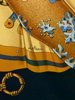 Hermès 1990-2010 Soleil De Soie Silk Scarf 90 Scarves