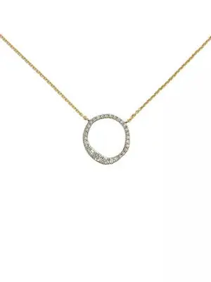 Monica Vinader Riva Pavé Diamond Necklace