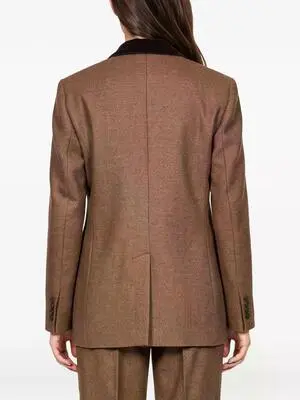 Max Mara Single-breasted Wool Tweed Jacket