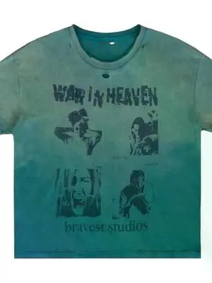 BRAVEST STUDIOS Graphic-print Distressed T-shirt