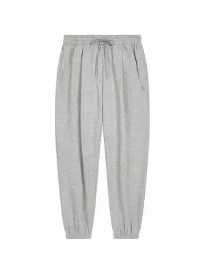 OPEN YY Pleated Drawstring Track Pants - Grey