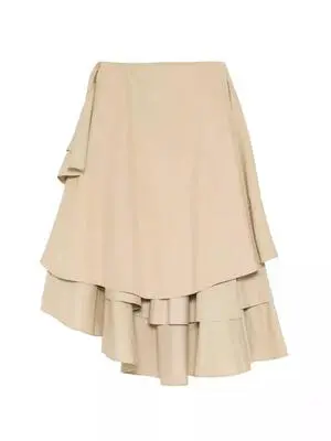 CO COLLECTION Layered Circle-cut Skirt