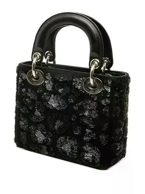 Dior 2014 Mini Wool And Sequins Lady Satchel