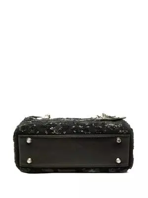 Dior 2014 Mini Wool And Sequins Lady Satchel