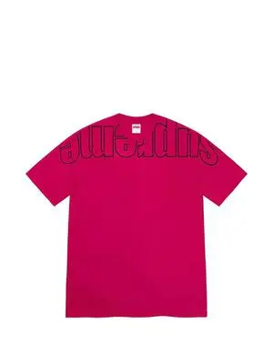 Supreme Upside Down Logo-print T-shirt - Red