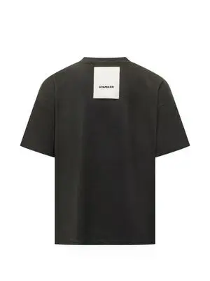 A PAPER KID Logo-patch Jersey T-shirt