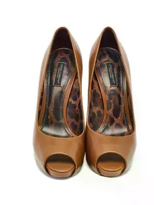 Dolce & Gabbana Peep-toe Platform Pumps