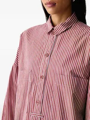 SESSUN Fontella Striped Button-down Mini Dress