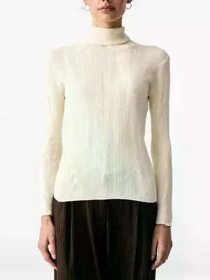 SESSUN Norte Ribbed-knit Roll-neck Sweater