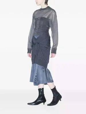 Toga Layered Tie-waist Skirt