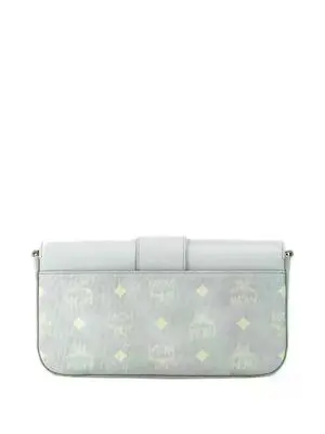 Mcm Small Mode Travia Visetos Leather Clutch Bag
