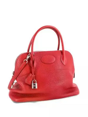 Hermès Bolide Bag Clemence 31 Satchel - Red
