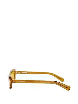 Jacquemus Capri Cat-eye Frame Sunglasses - Brown