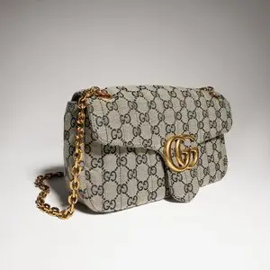 Gucci Jetset Gg Marmont Medium Shoulder Bag Original Gg Fabric