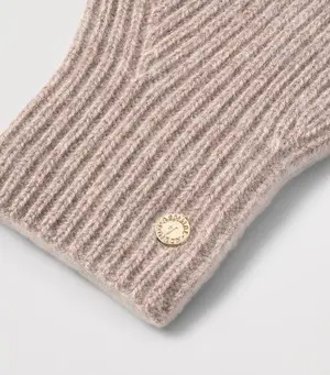 ASPINAL OF LONDON Cashmere Ribbed Gloves