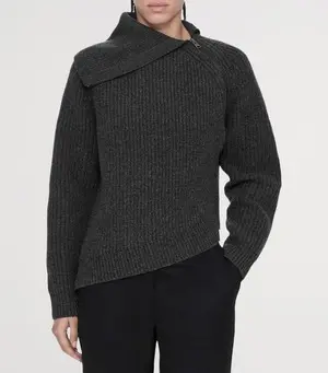 ALLSAINTS Wool Asymmetric Cleo Sweater
