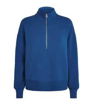Varley Doublesoft Mavis Half-zip Sweatshirt - Blue