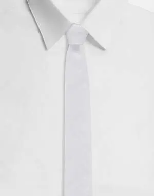 Dolce & Gabbana Textured-finish Linen Tie