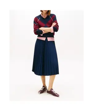 Tommy Hilfiger Pleated Midi Skirt
