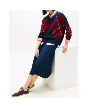 Tommy Hilfiger Pleated Midi Skirt