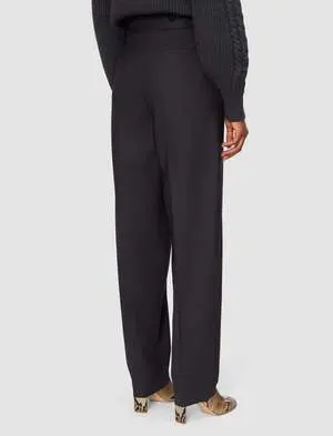 JOSEPH Toni Button-tab Pleated Trousers
