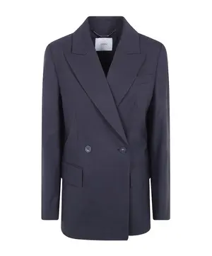 JOSEPH Double-breasted Blazer - Graphite