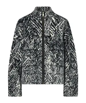 Liu Jo Bomber Jacket In Knit Jacquard