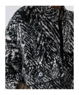 Liu Jo Bomber Jacket In Knit Jacquard