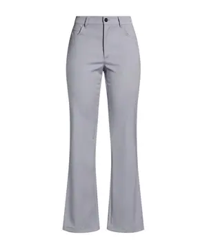 Marni Minimalist Wool Flare Trousers - Gray
