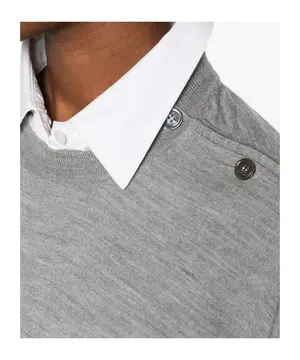LANVIN Ribbed Crew-neck Knit Top