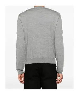 LANVIN V-neck Long-sleeve Knit Top