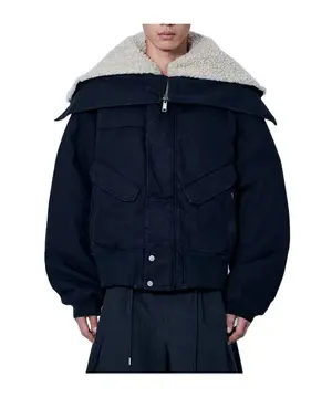 ENTIRE STUDIOS Portal Bomber Jacket - Black