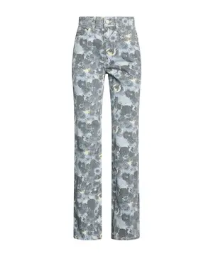 GANNI Dark-wash Floral Jeans