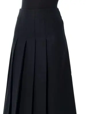 Studio Nicholson Asymmetric Pleated Skirt